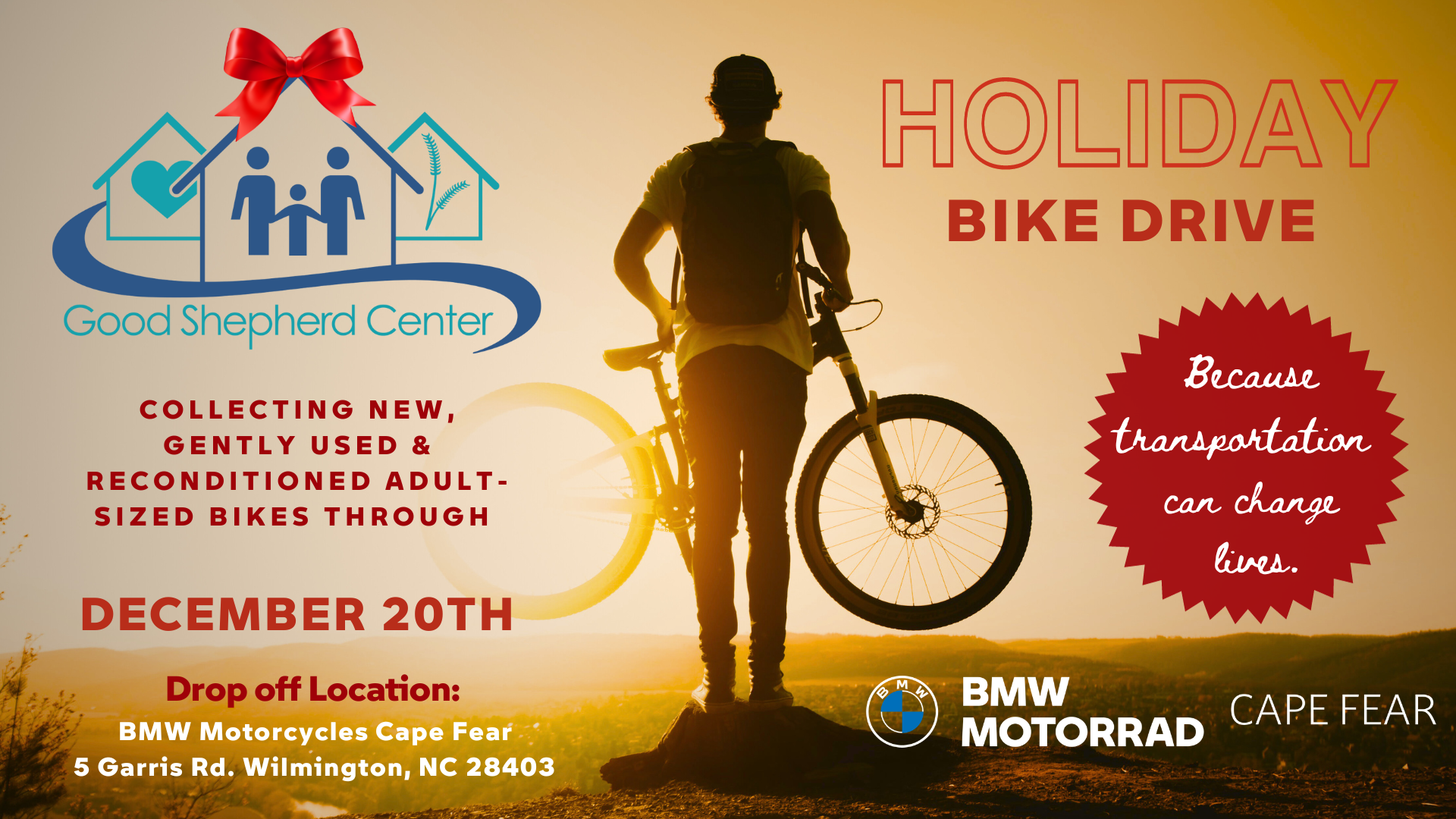 Good Shepherd Holiday Bike Drive